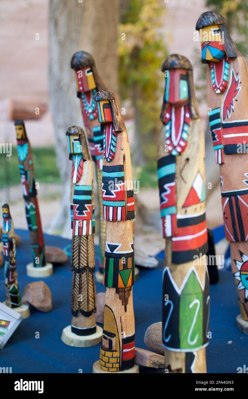 Hopi kachinas traditional ritual dolls Stock Photo - Alamy