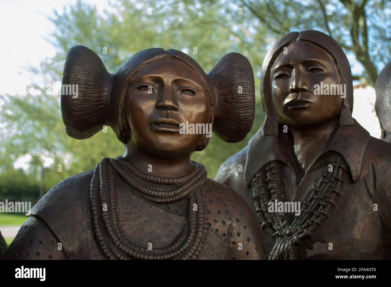 The Heard Museum, Native Americans, sculptures Stock Photo - Alamy