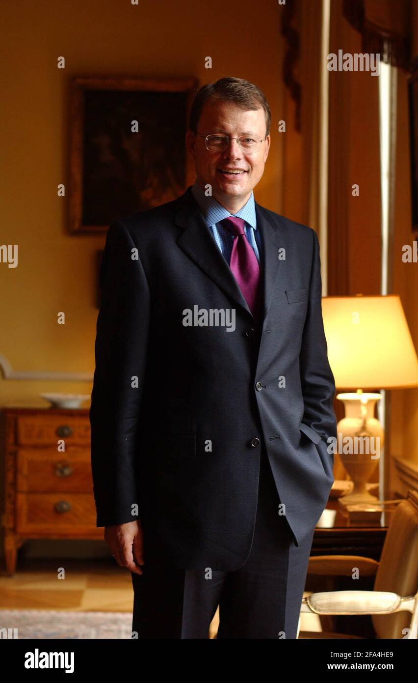 The new German Ambassador Thomas Matussek.26 July 2002 photo Andy ...