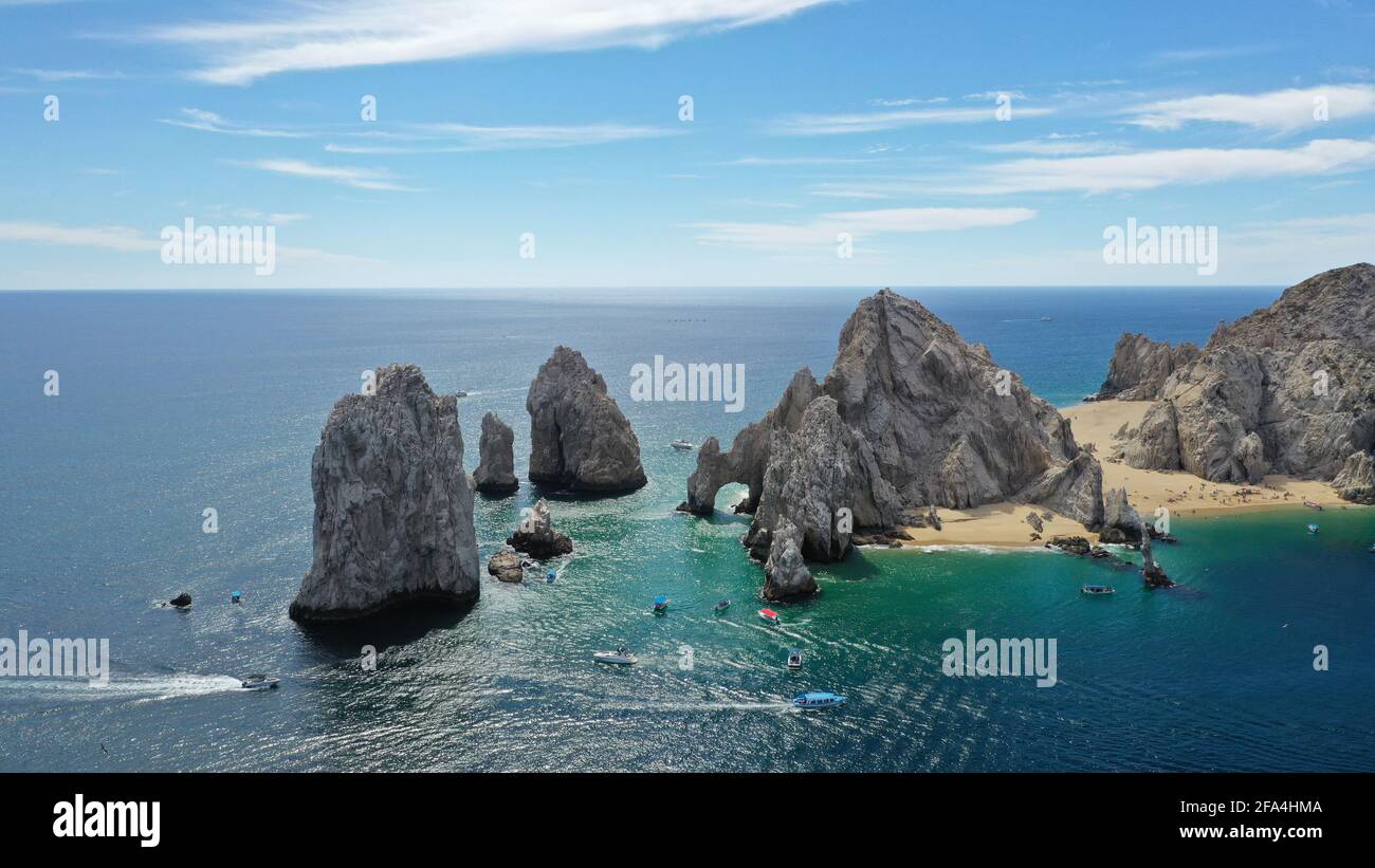 Aerial view arch cabo san hi-res stock photography and images - Alamy