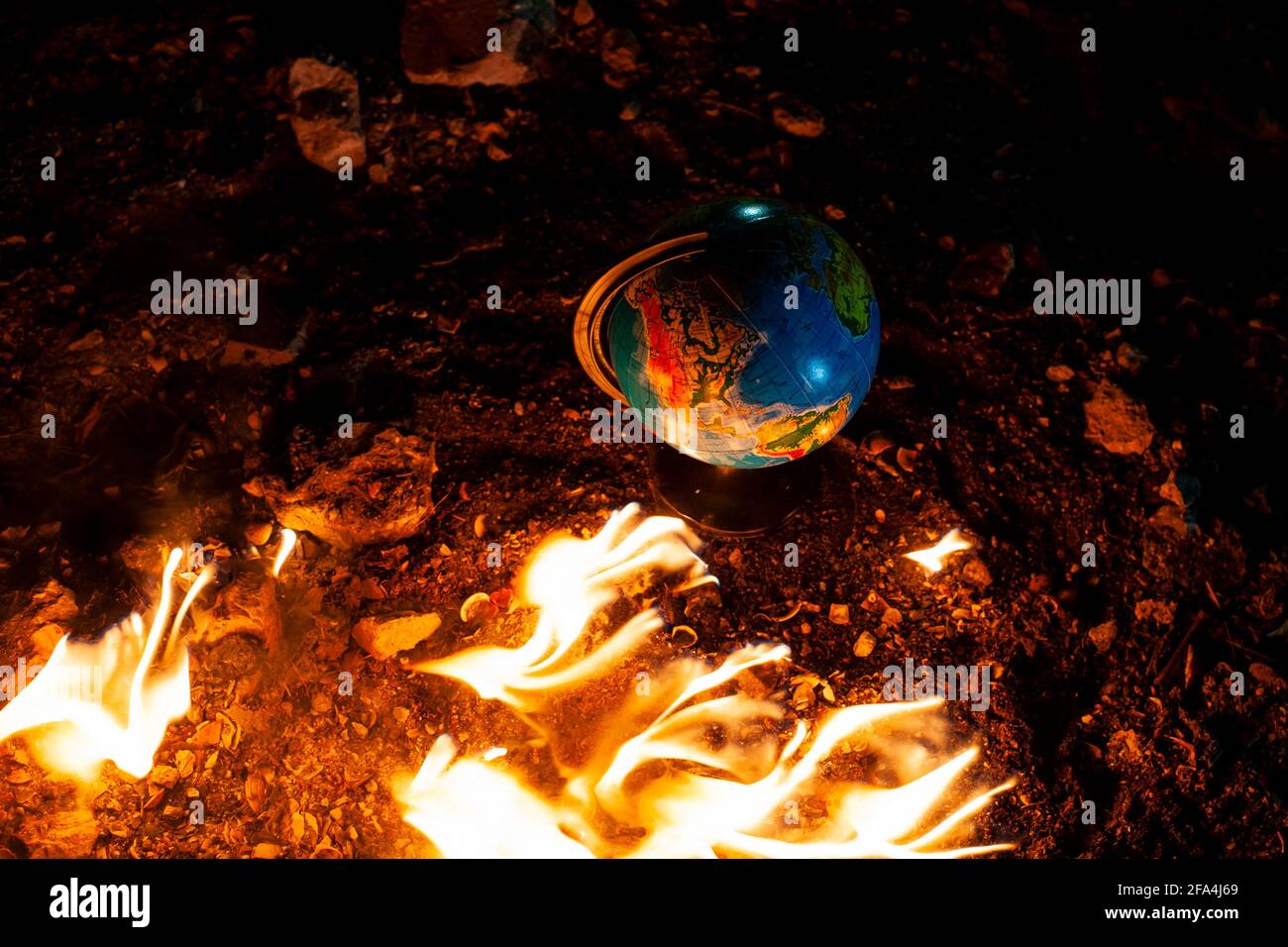 World fire map hi-res stock photography and images - Alamy