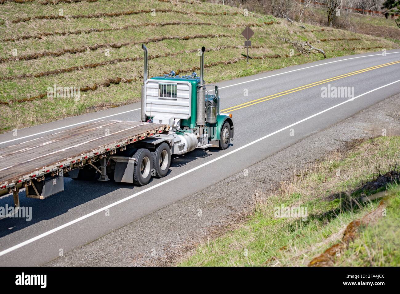 Empty log carrier hi-res stock photography and images - Alamy