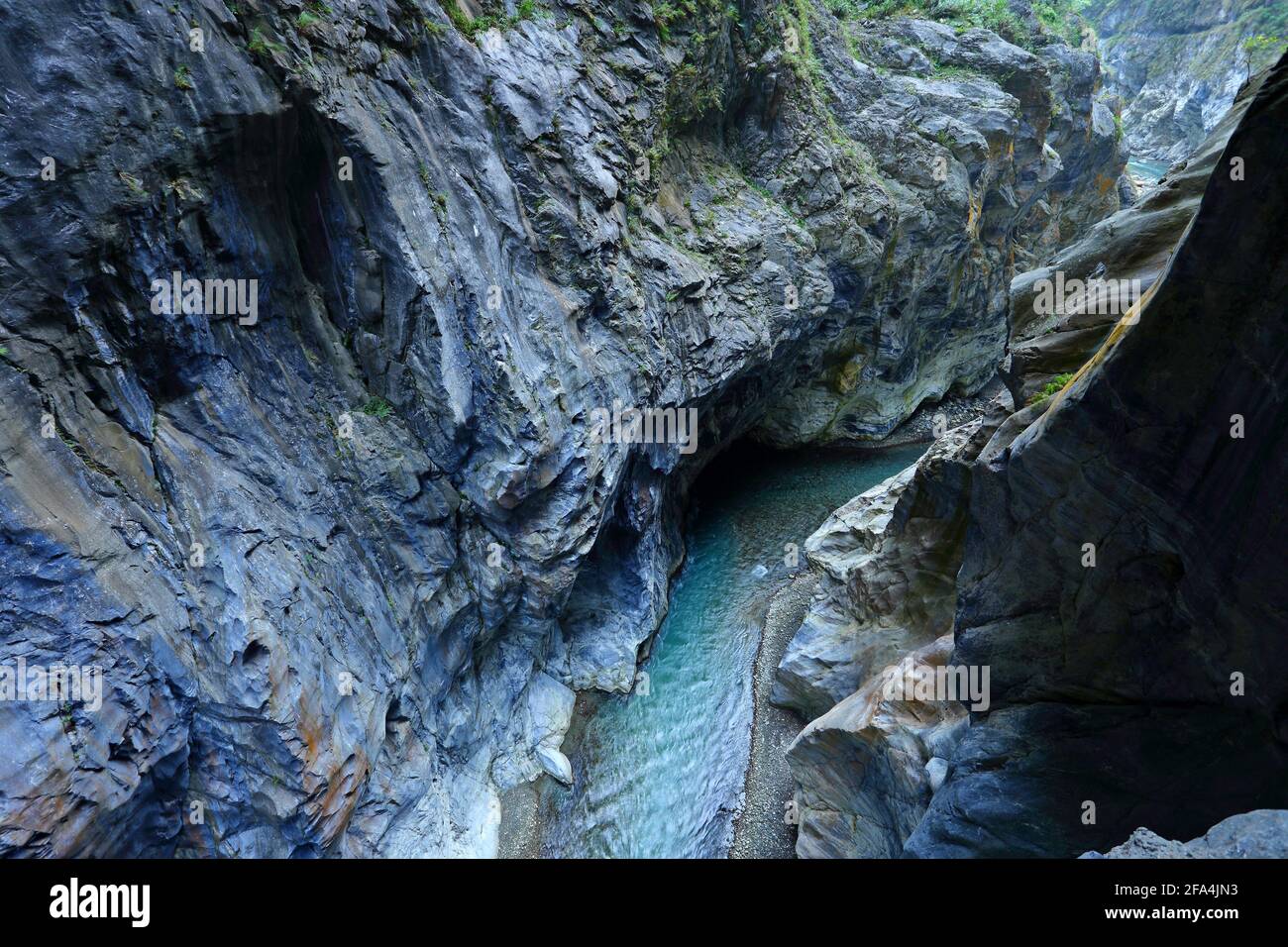 Jiuqudong Tunnel of Nine Turns in Taroko National Park in Xiulin ...