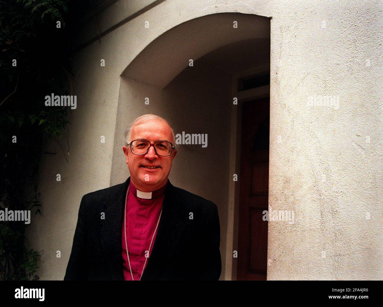 Rev Christopher Herbert Bishop of St Albans December 1998 Stock Photo ...