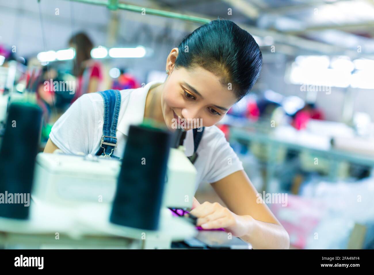 Factory sewing indonesia hi-res stock photography and images - Alamy