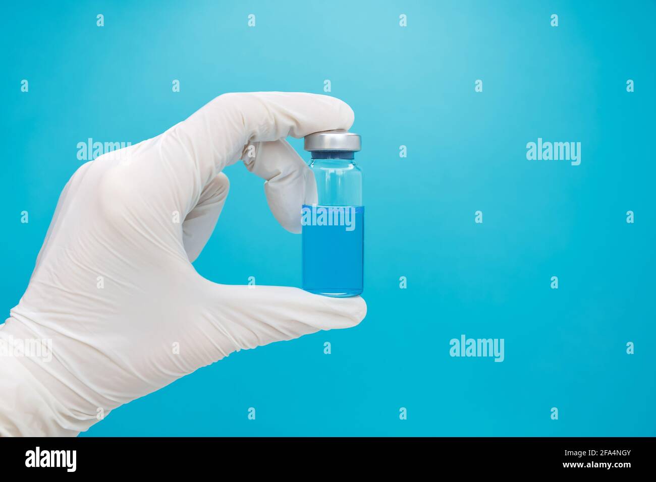 Syringe and vaccine via. Medicine vials and syringe. Medical injection ...