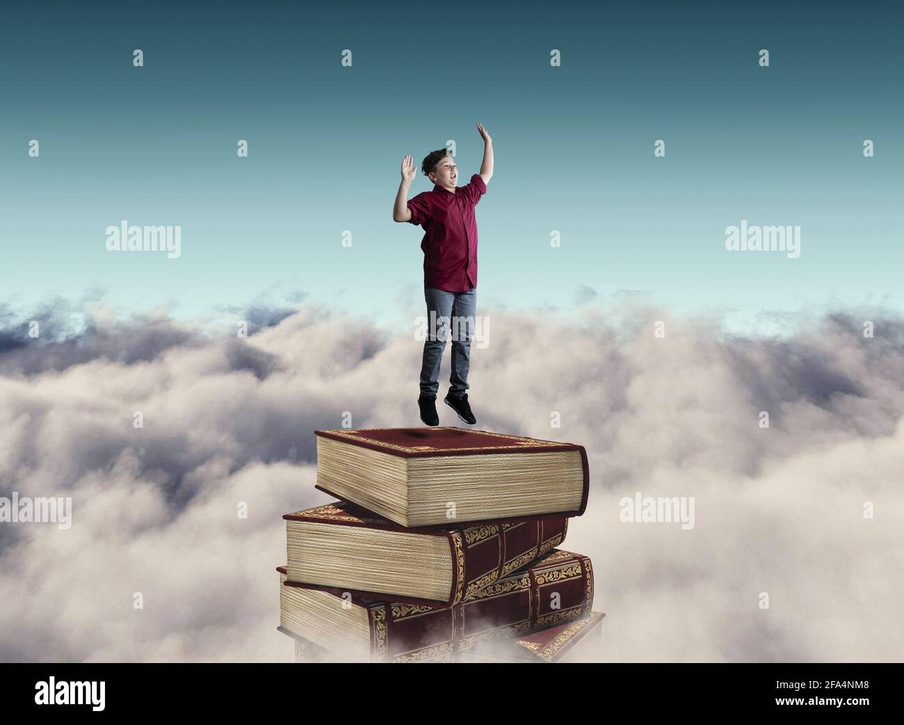 Man Jumping Aerial High Resolution Stock Photography and Images - Alamy