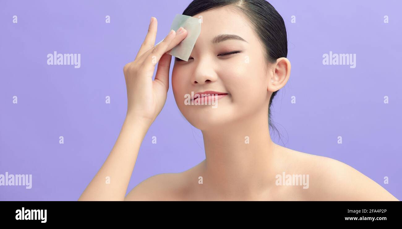 Blotting paper face hi-res stock photography and images - Alamy
