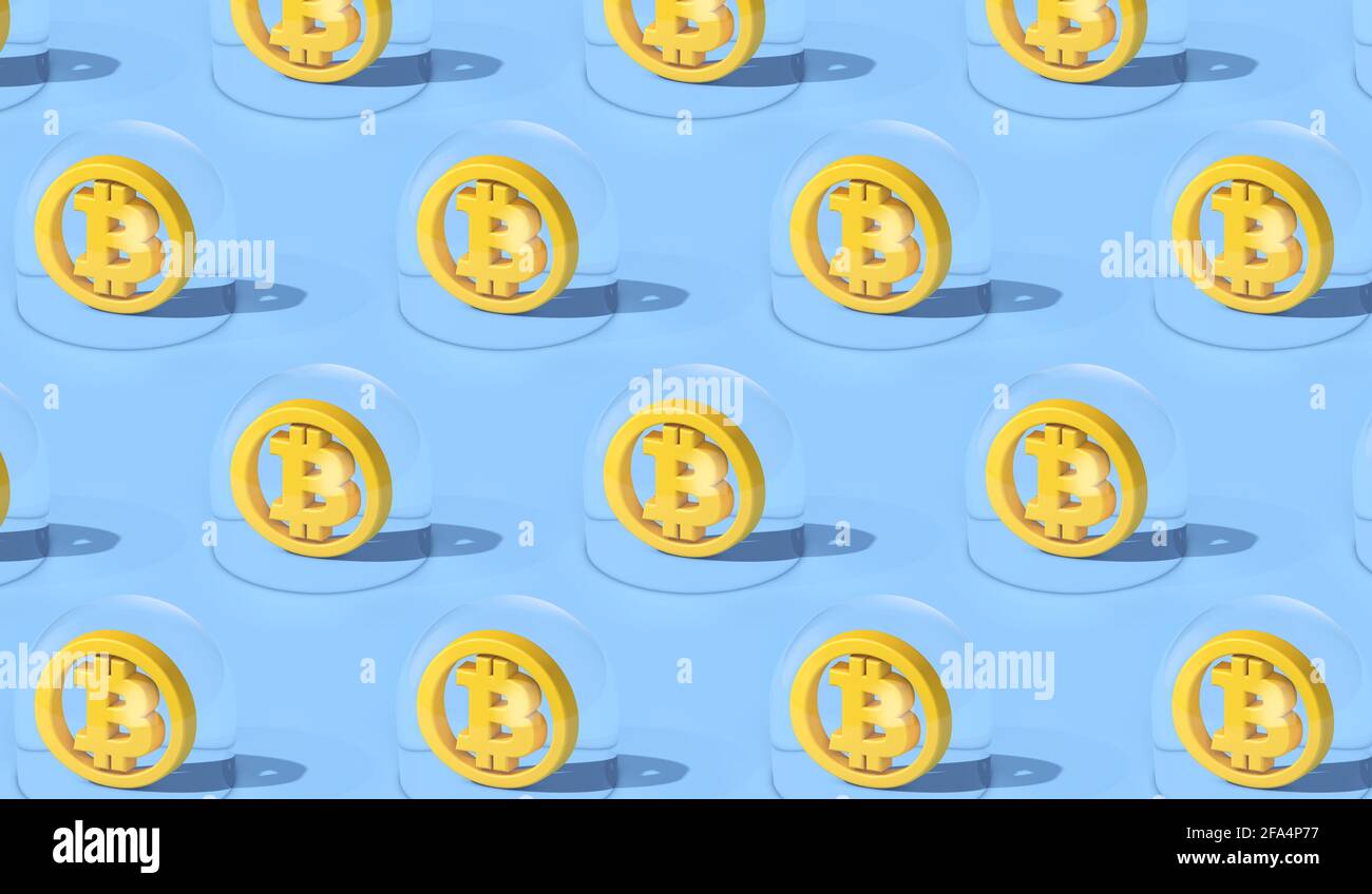 Bitcoin inside bubble hi-res stock photography and images - Alamy