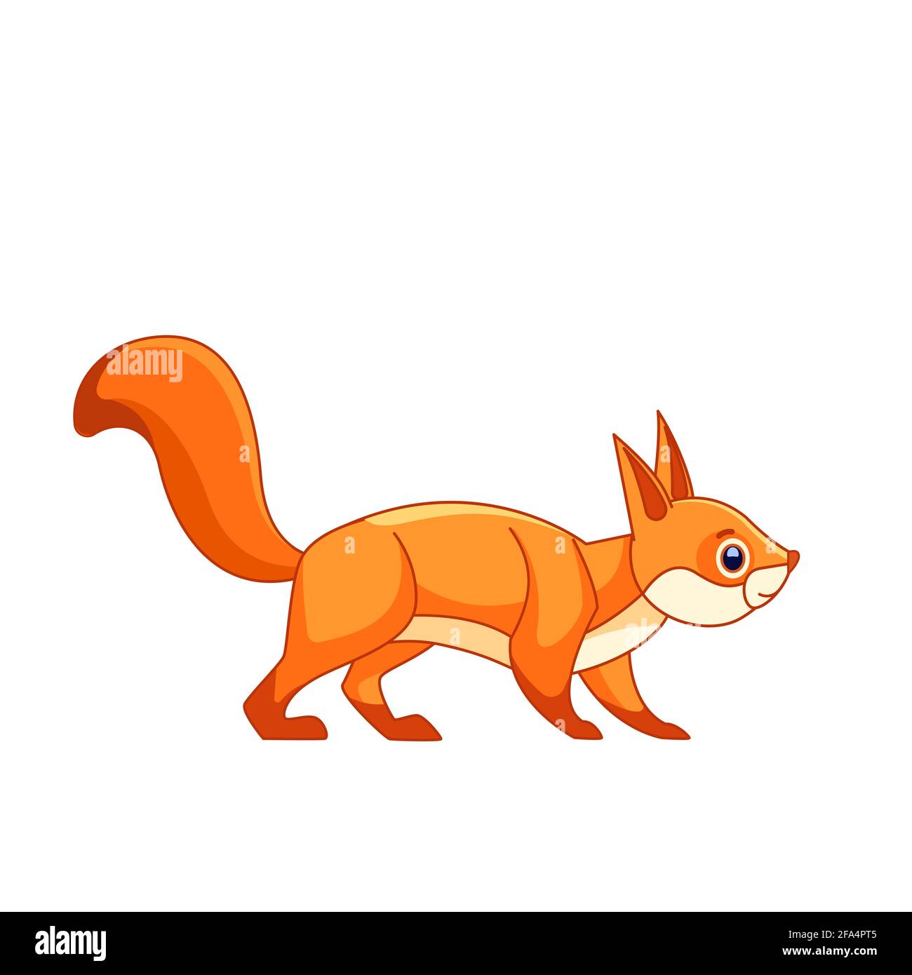 Red Squirrel Cartoon