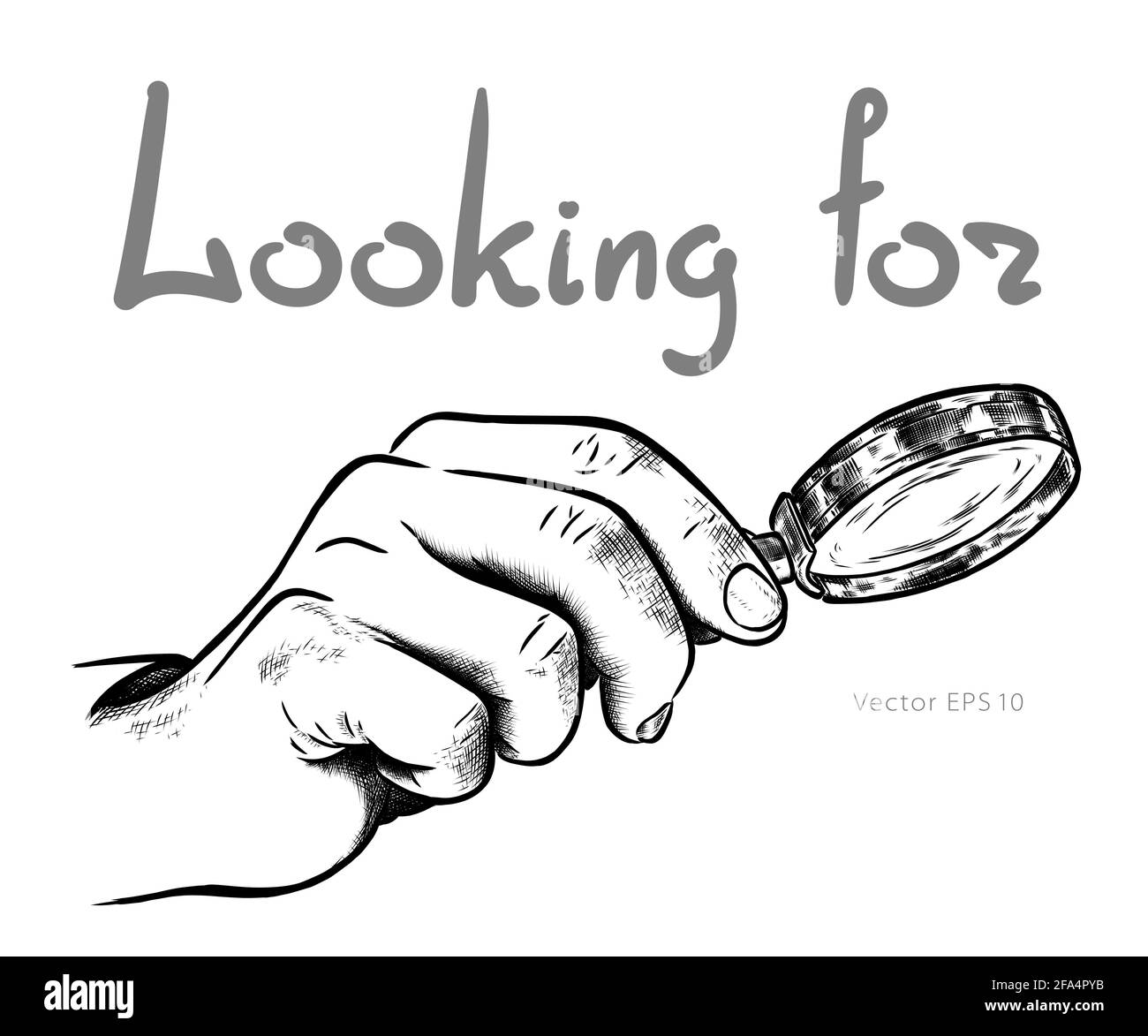 In search vector vectors Black and White Stock Photos & Images - Alamy