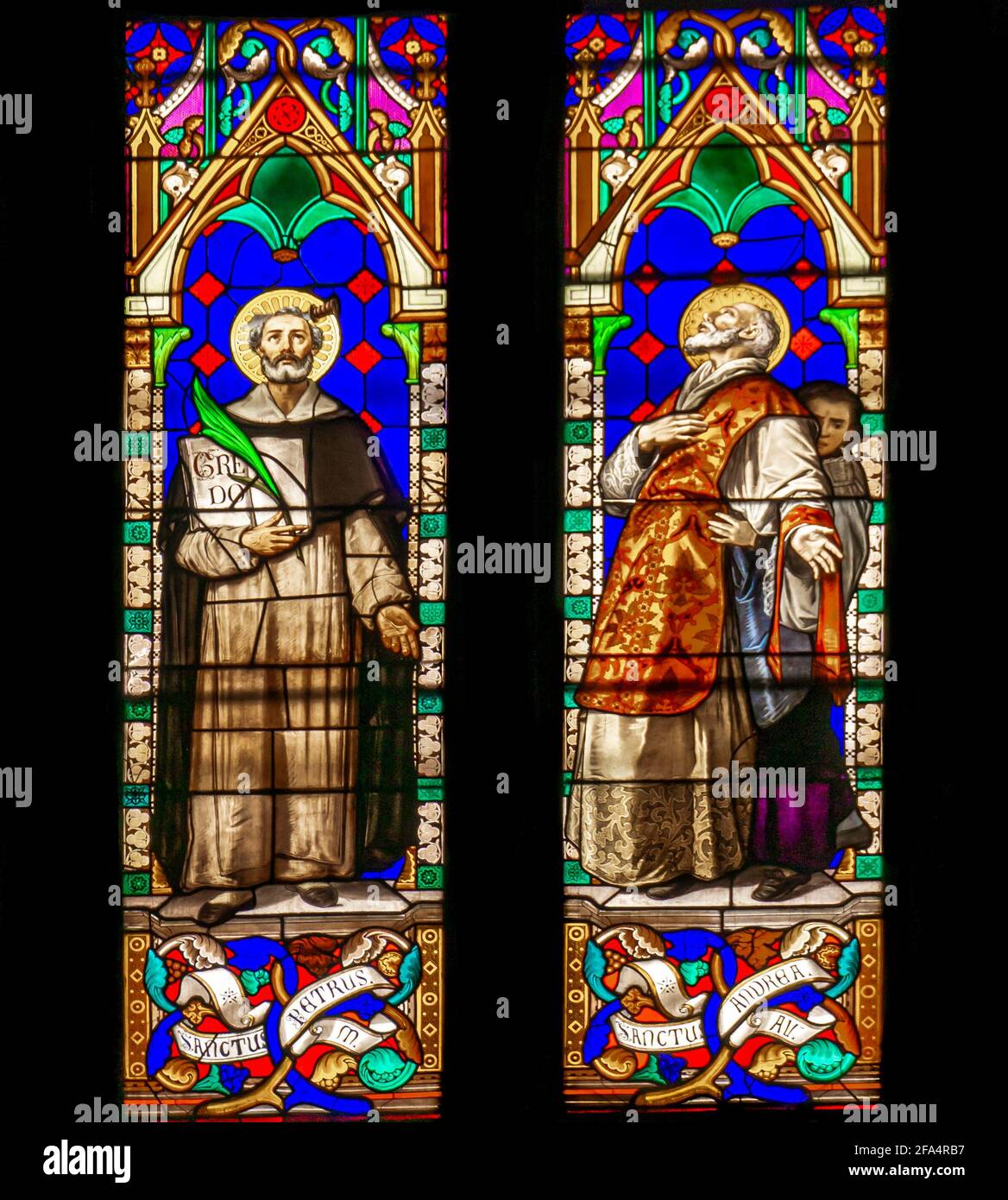 Renaissance italian stained glass hi-res stock photography and images ...