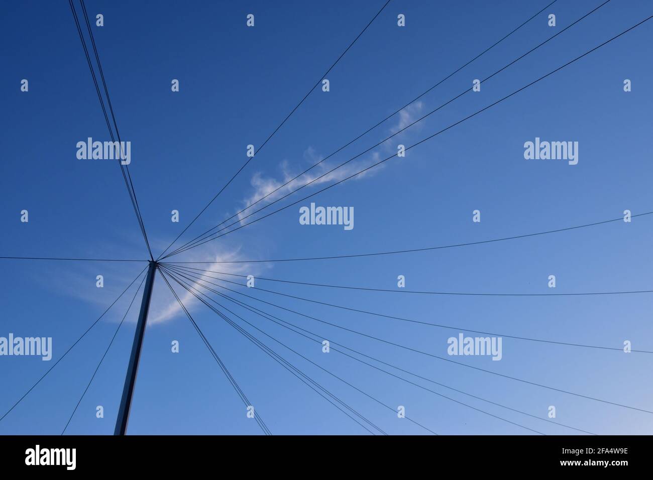 Telegraph Pole, Hebden Bridge Stock Photo - Alamy