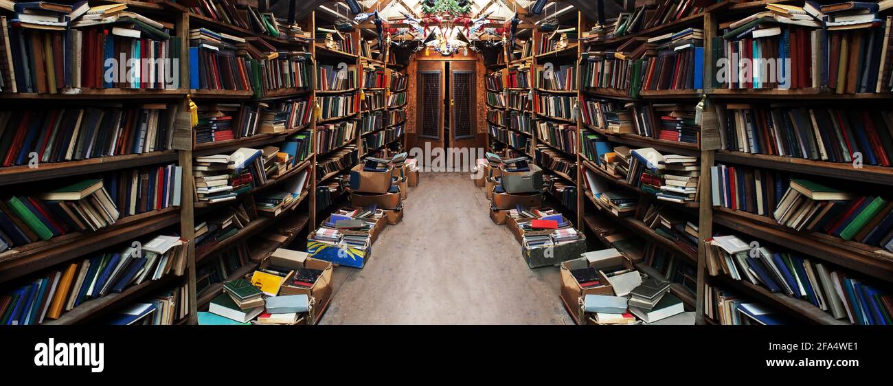 Old Library Background