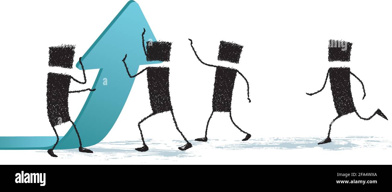 Stick figures vector vectors hi-res stock photography and images - Alamy