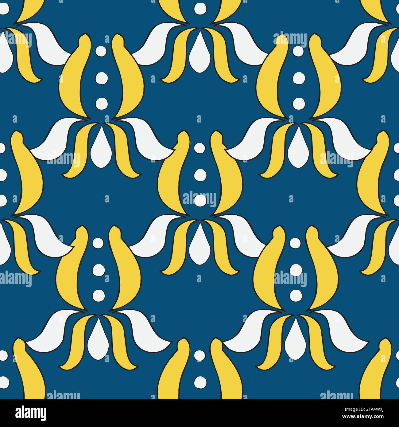 Vector dark blue background Brittany celtic, Breton trational folklore ...