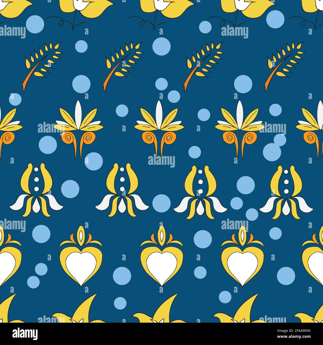 Vector dark blue background Brittany celtic, Breton trational folklore ...