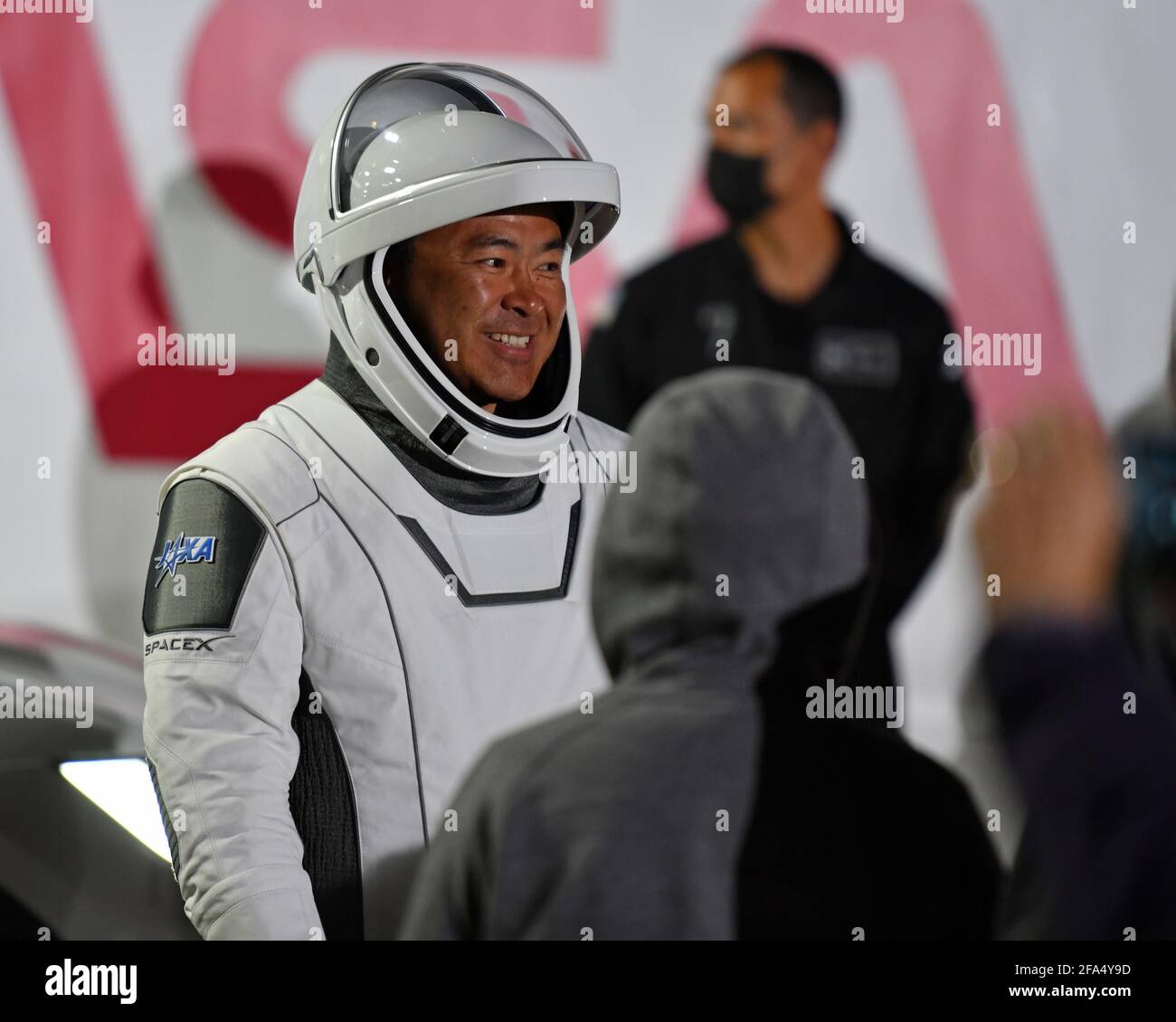 Kennedy Space Center, Florida on Friday, April 23, 2021: JAXA Astronaut ...