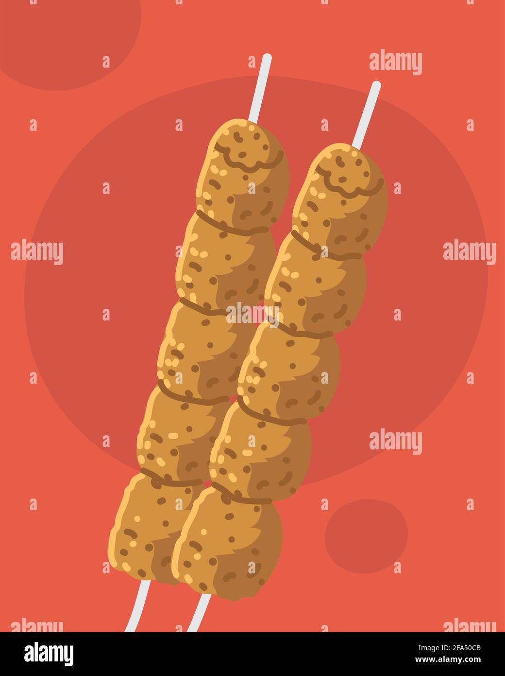 arabic kebab sticks Stock Vector Image & Art - Alamy