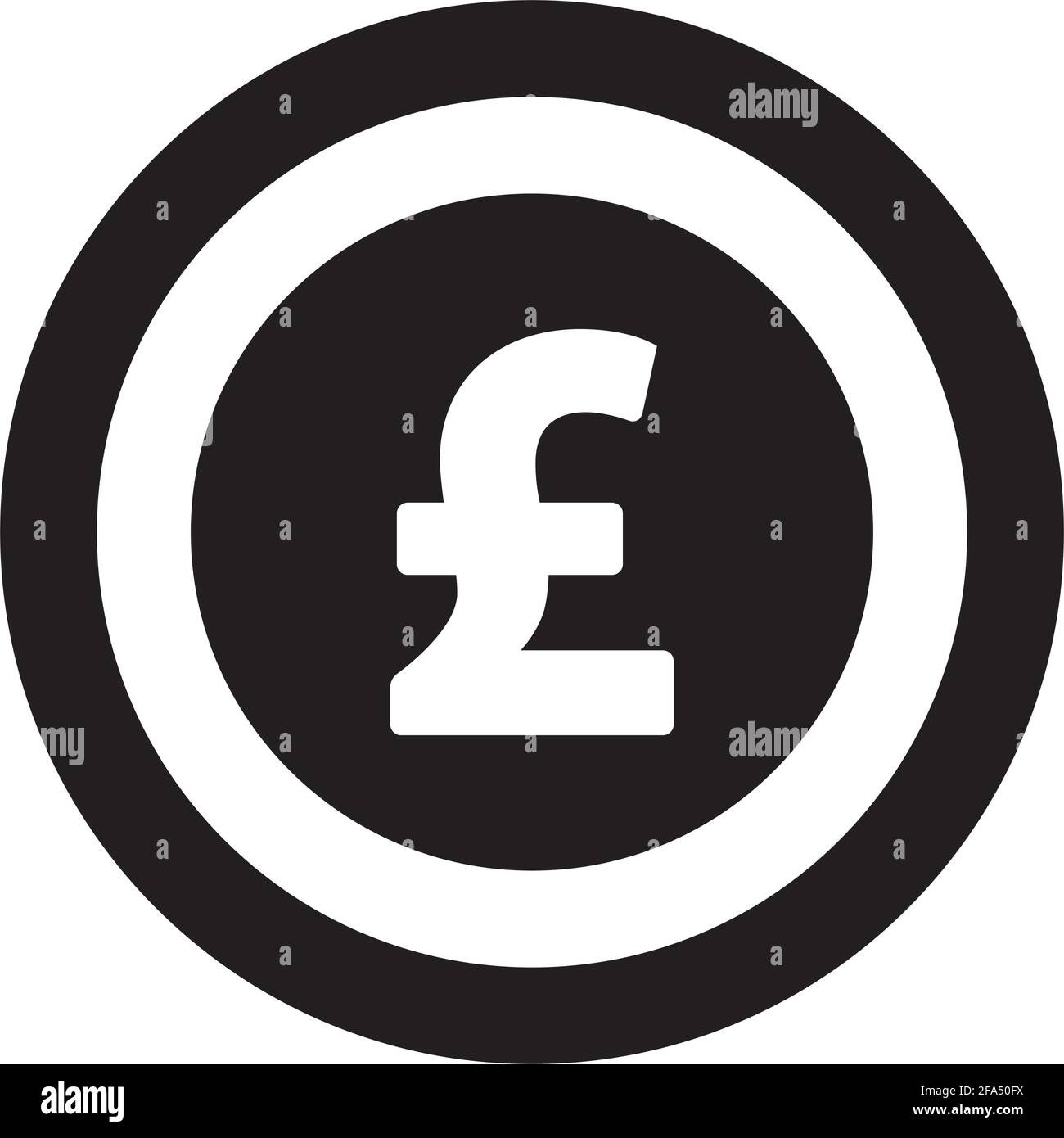 Pound icon Black and White Stock Photos & Images - Alamy