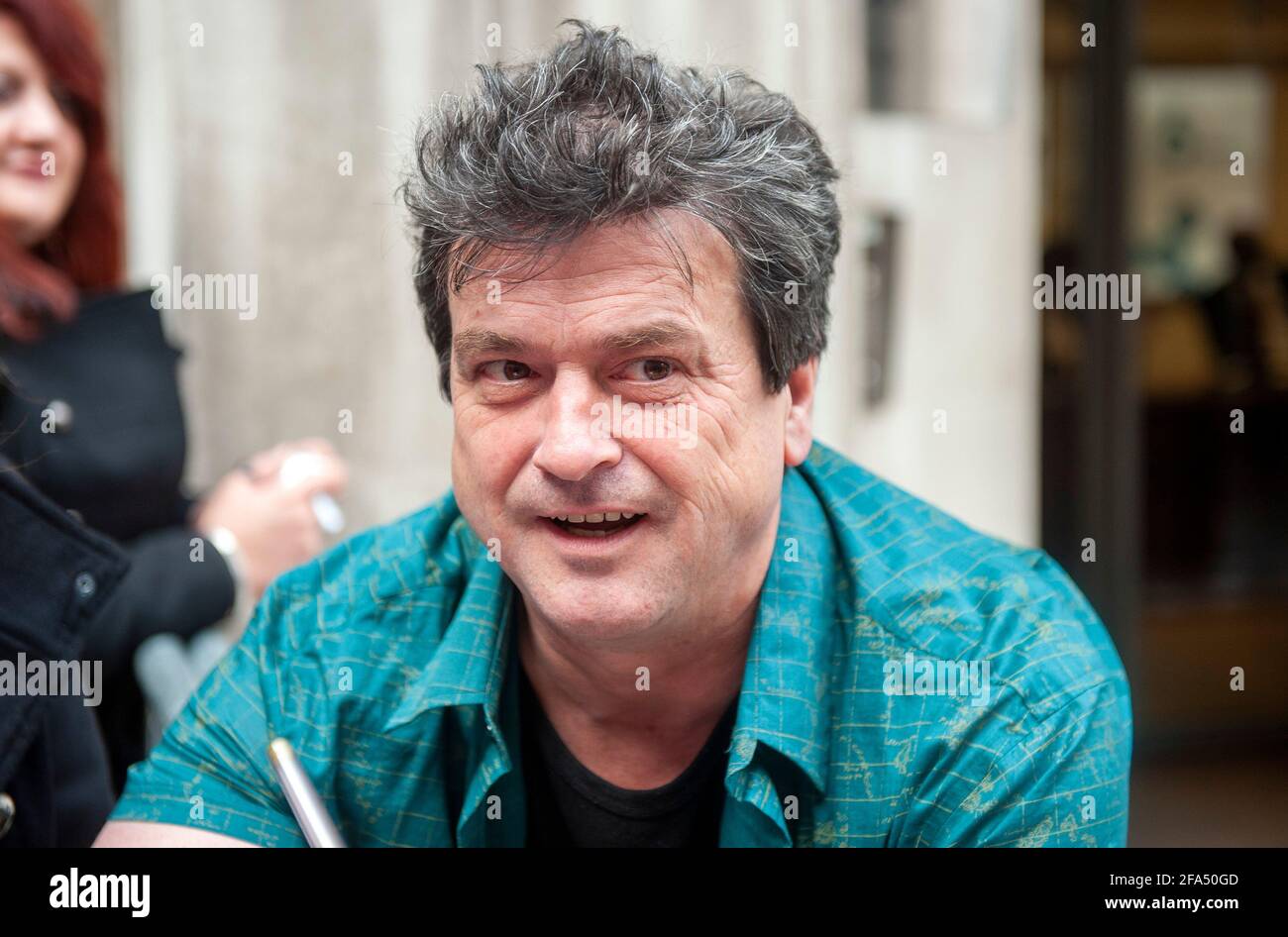 Radio 2 arrivals 7.10.10. Les McKeown lead singer of Bay City Rollers ...