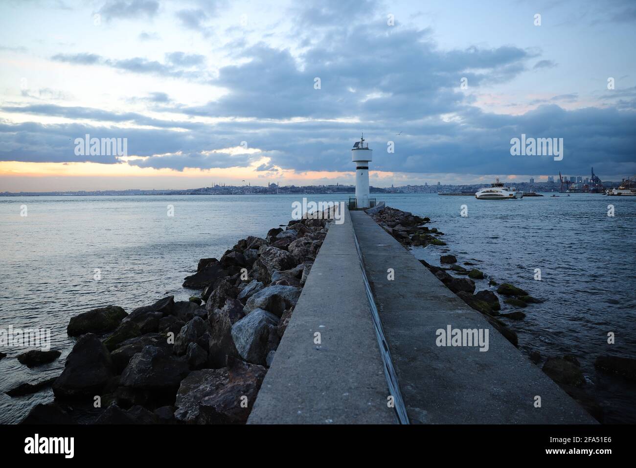 Lighthouse pier in istanbul hi-res stock photography and images - Alamy