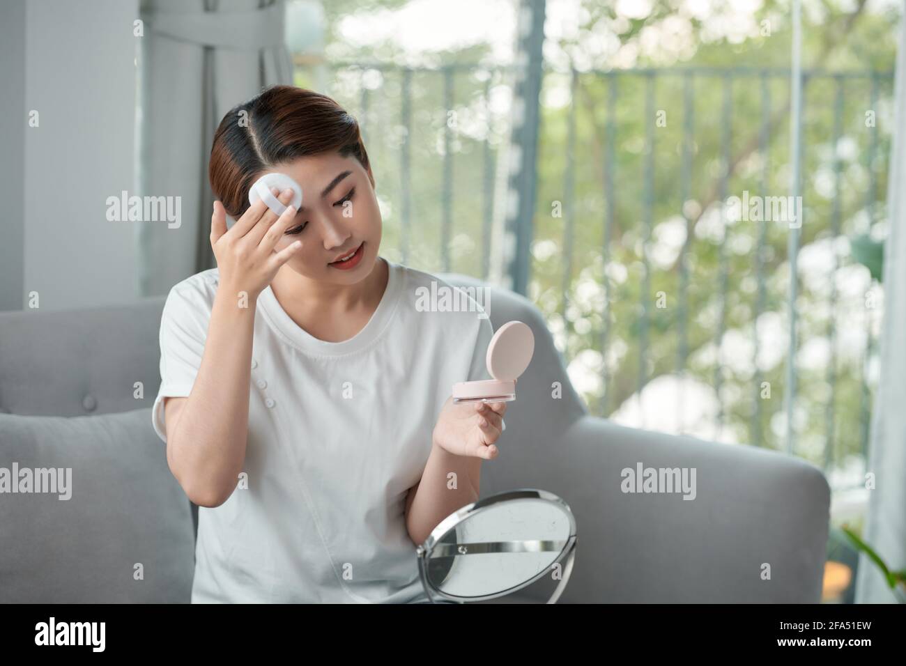 woman with makeup cosmetics Stock Photo - Alamy
