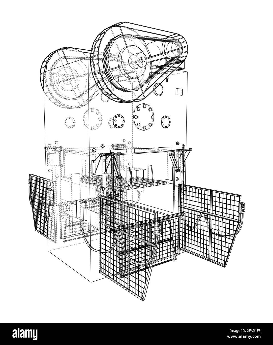 Powerful Press. Vector Stock Vector Image & Art - Alamy