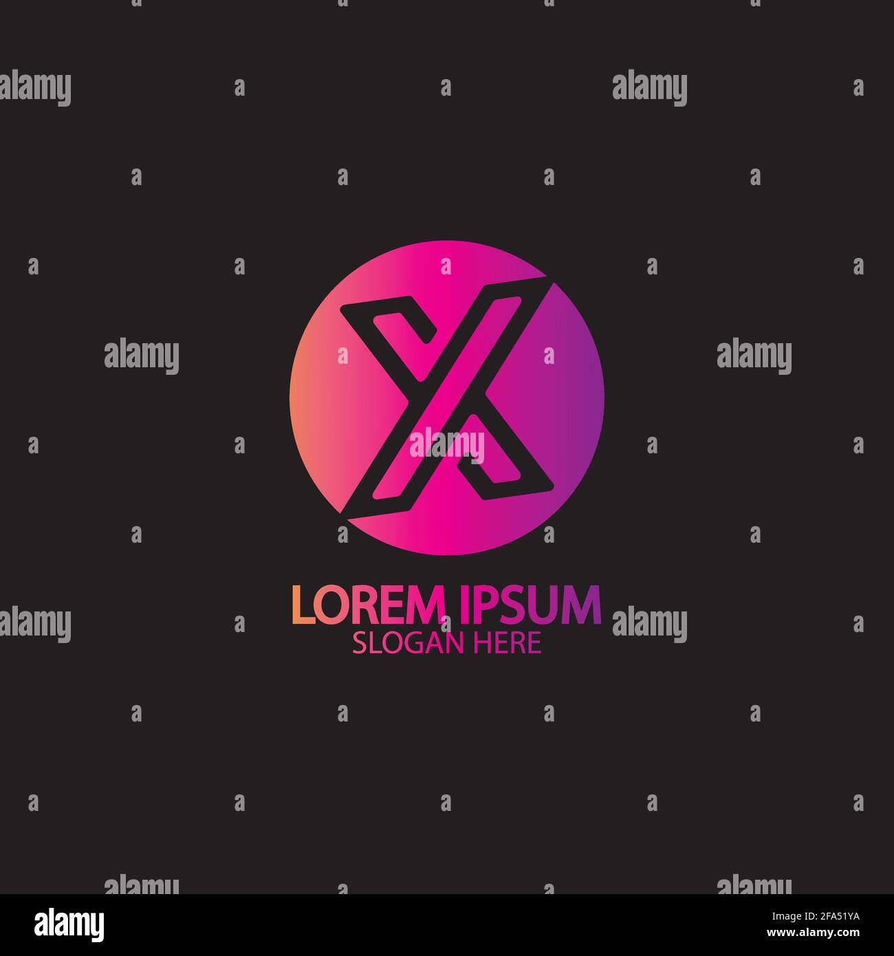 X Letter Logo Template vector icon illustration design Stock Vector ...