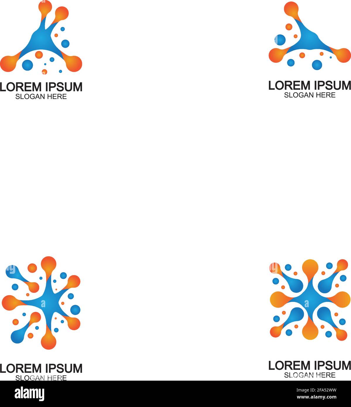 Molecule symbol logo template vector illustration design Stock Vector ...