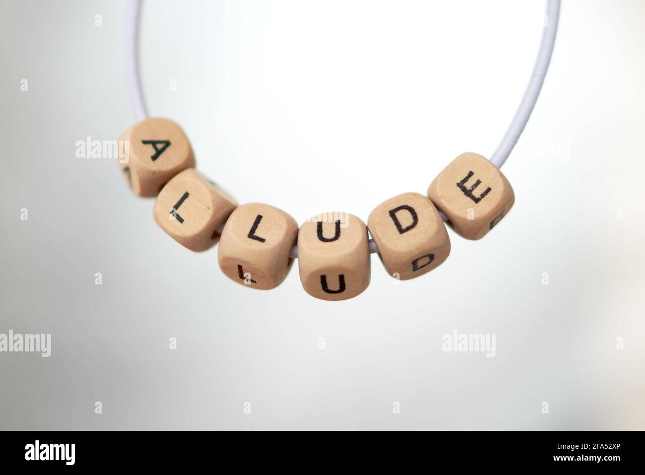 Word accustom lined with wooden cubes Stock Photo - Alamy