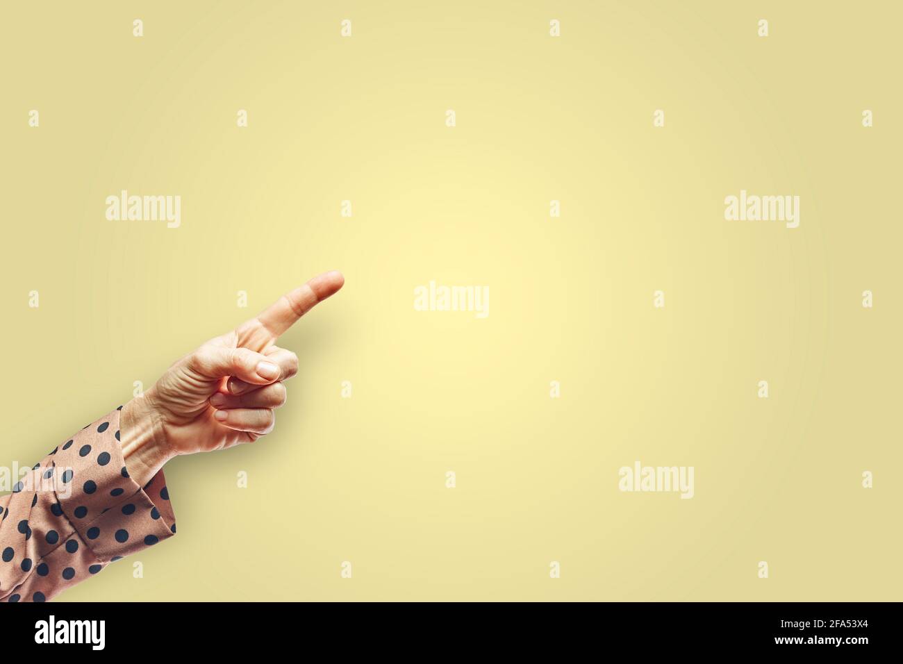 Right Hand Pointing Down High Resolution Stock Photography and Images ...