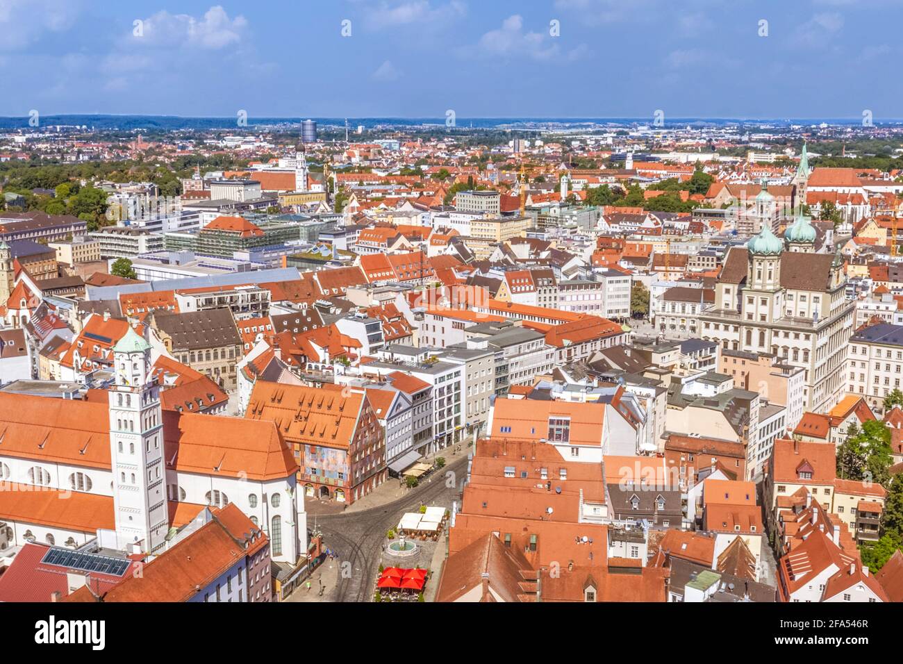 Augsburg - inner city around the Maximilian Street Stock Photo - Alamy