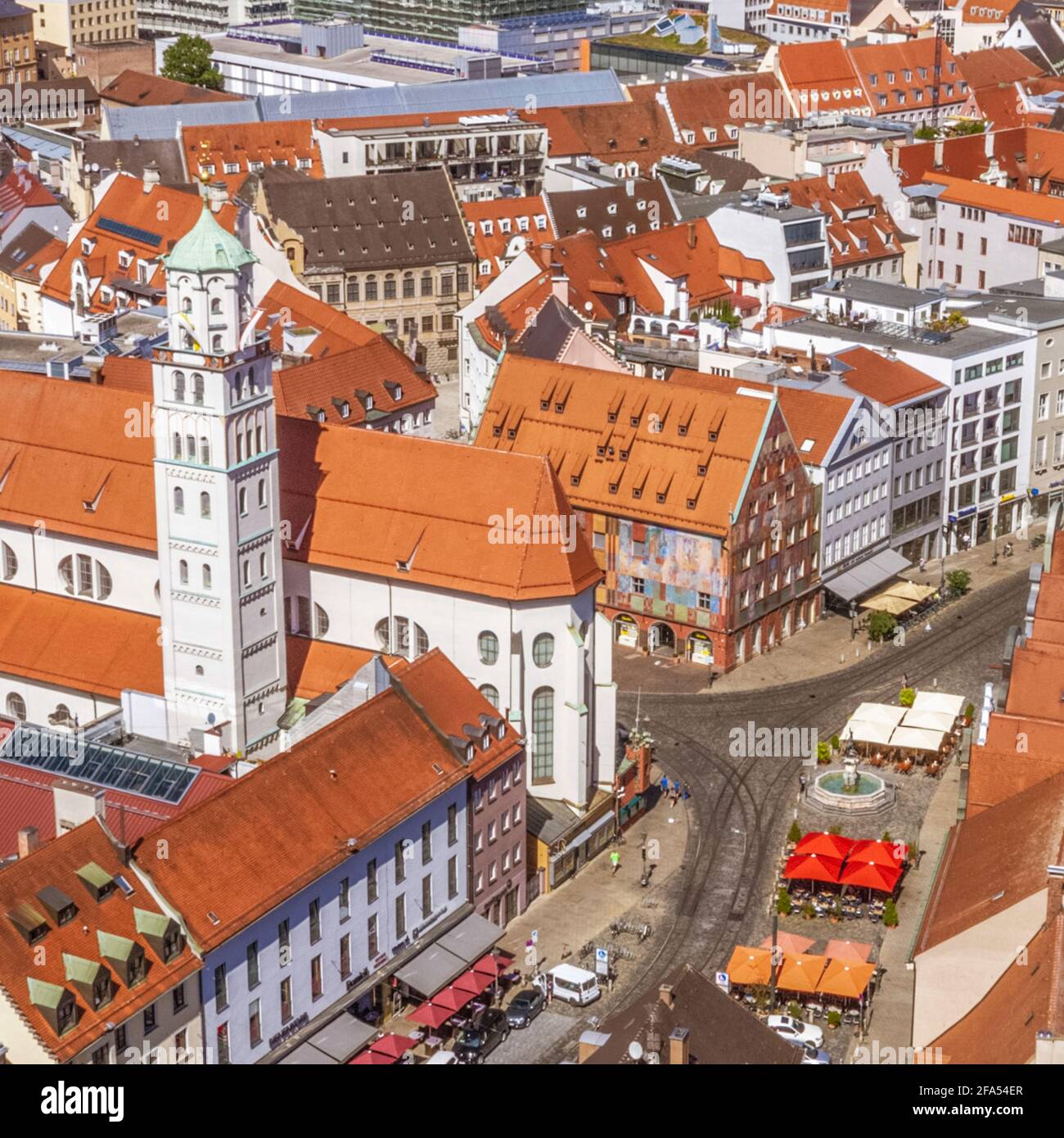 Augsburg - inner city around the Maximilian Street Stock Photo - Alamy