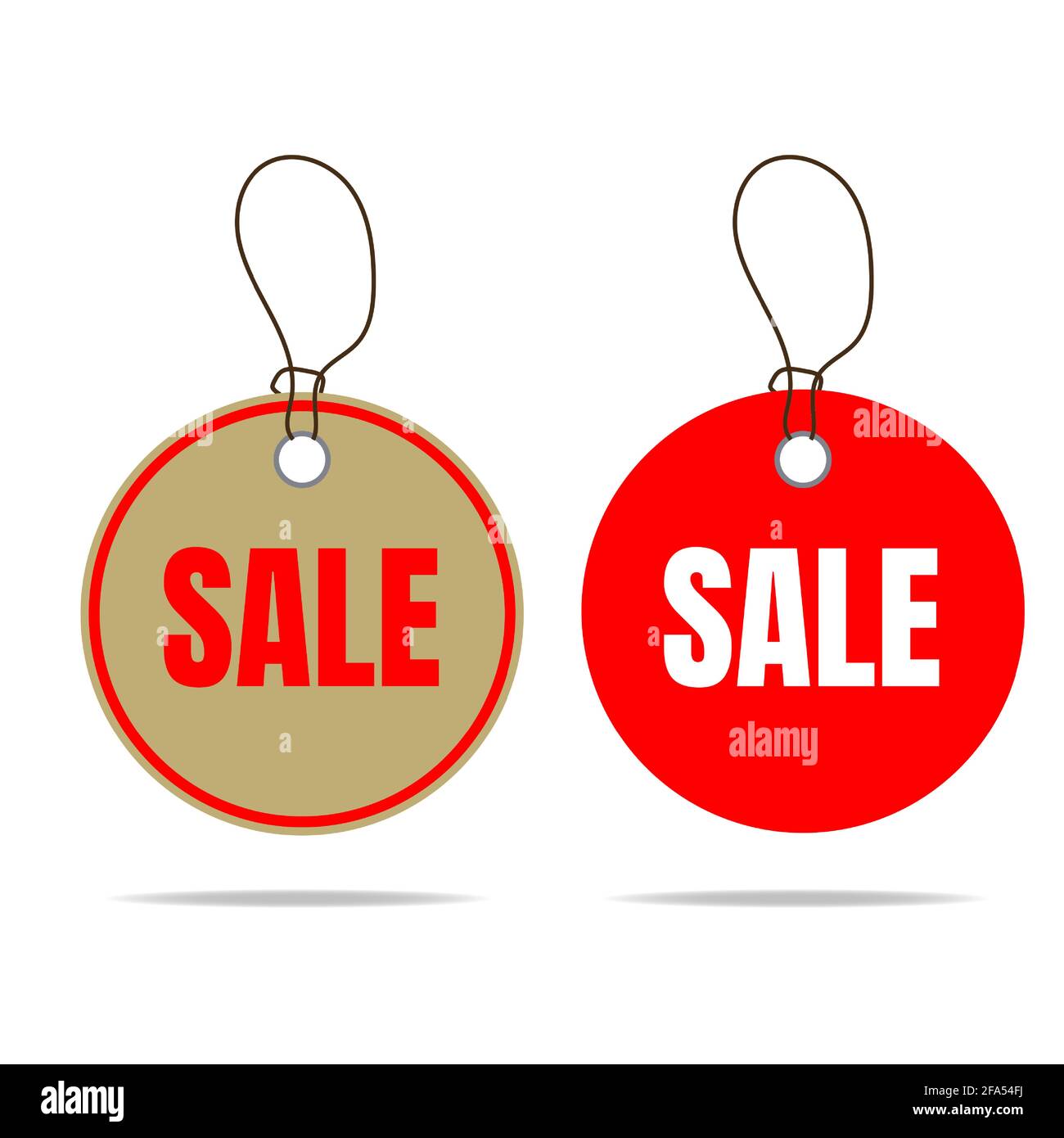 Badge circle label string Cut Out Stock Images & Pictures - Alamy