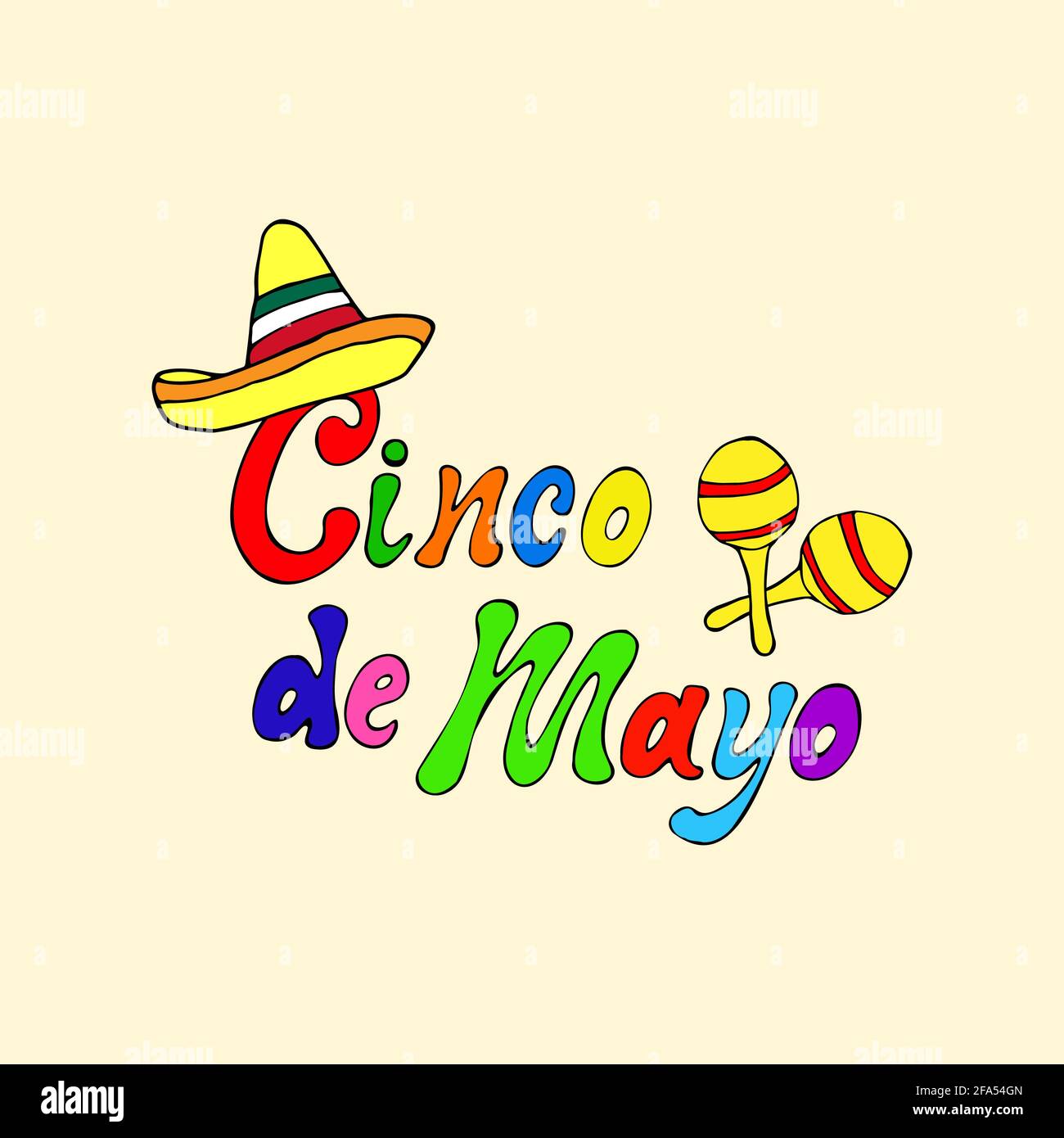 Invitation poster cinco de Stock Vector Images - Alamy