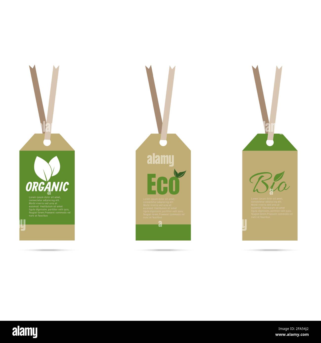 Leaf logo organic Label eco icon vector isolated background Stock ...