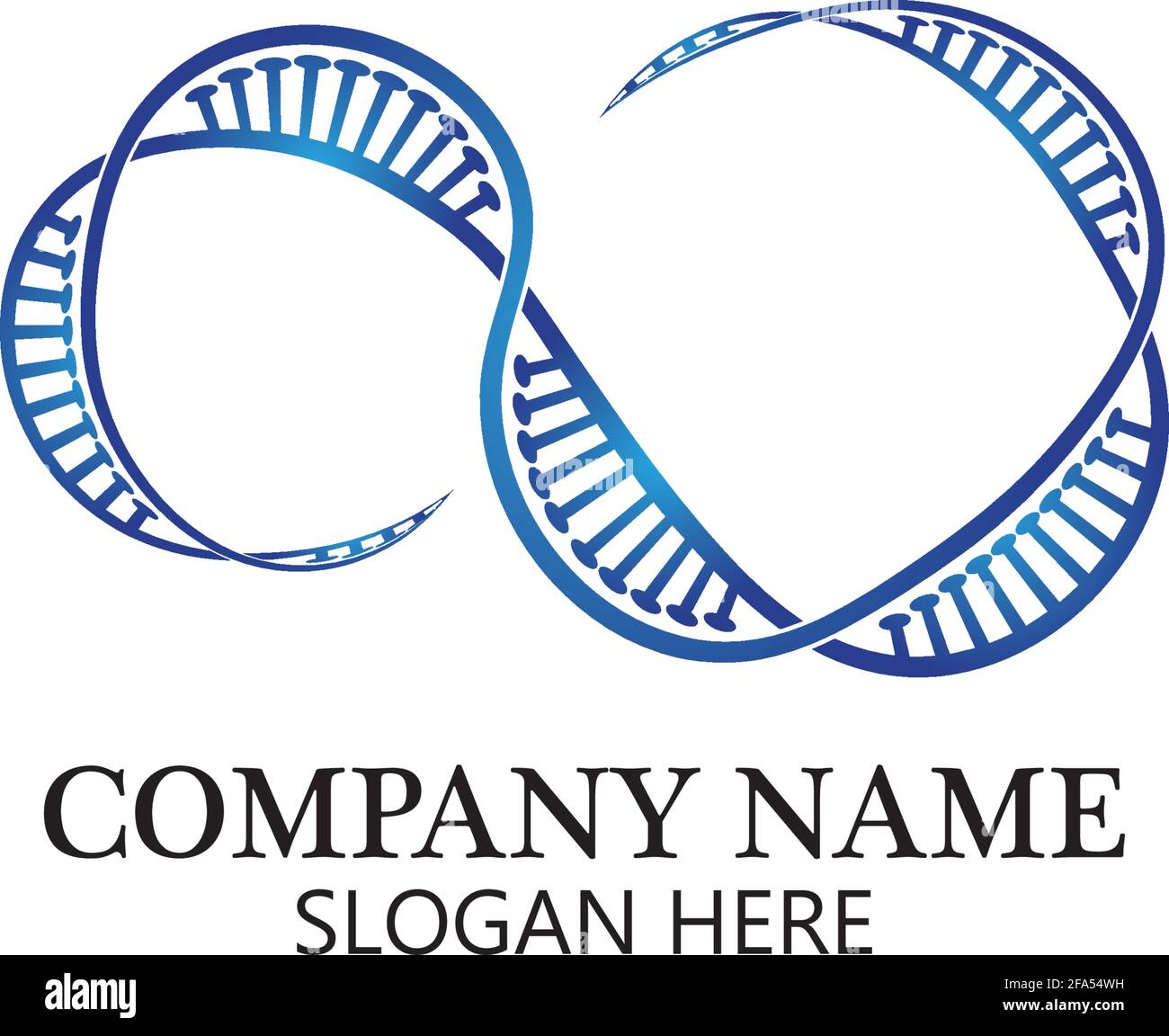 Infinity DNA Logo Icon Vector Stock Vector Image & Art - Alamy