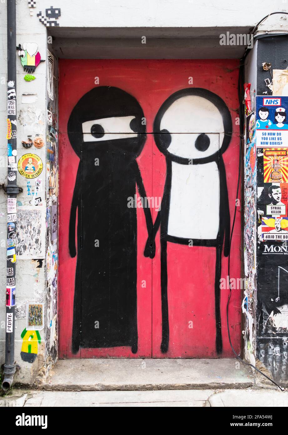 Street art in Spitalfields, London, England Stock Photo - Alamy