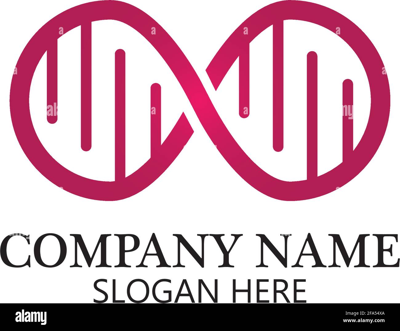 Infinity DNA Logo Icon Vector Stock Vector Image & Art - Alamy