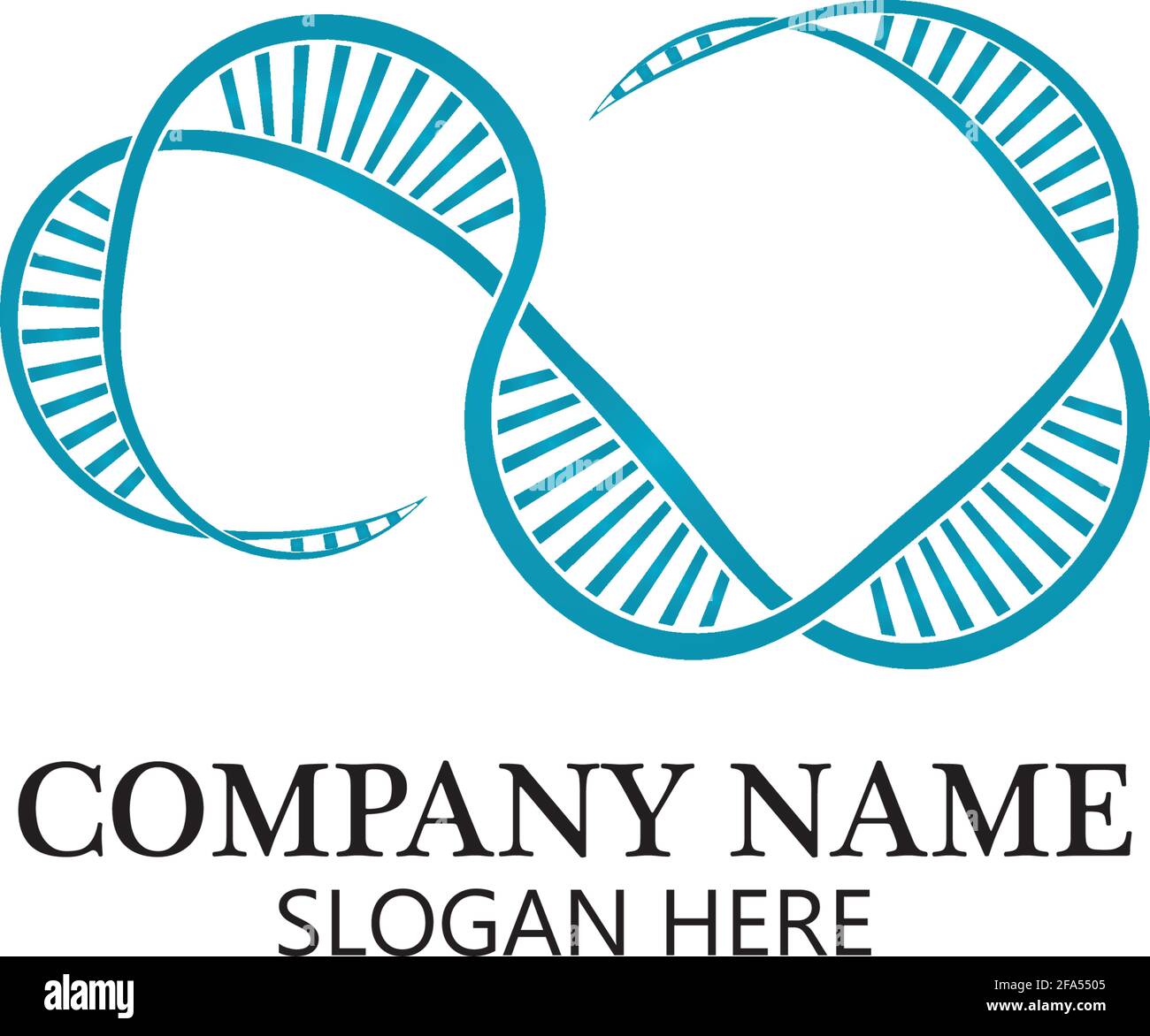 Infinity DNA Logo Icon Vector Stock Vector Image & Art - Alamy
