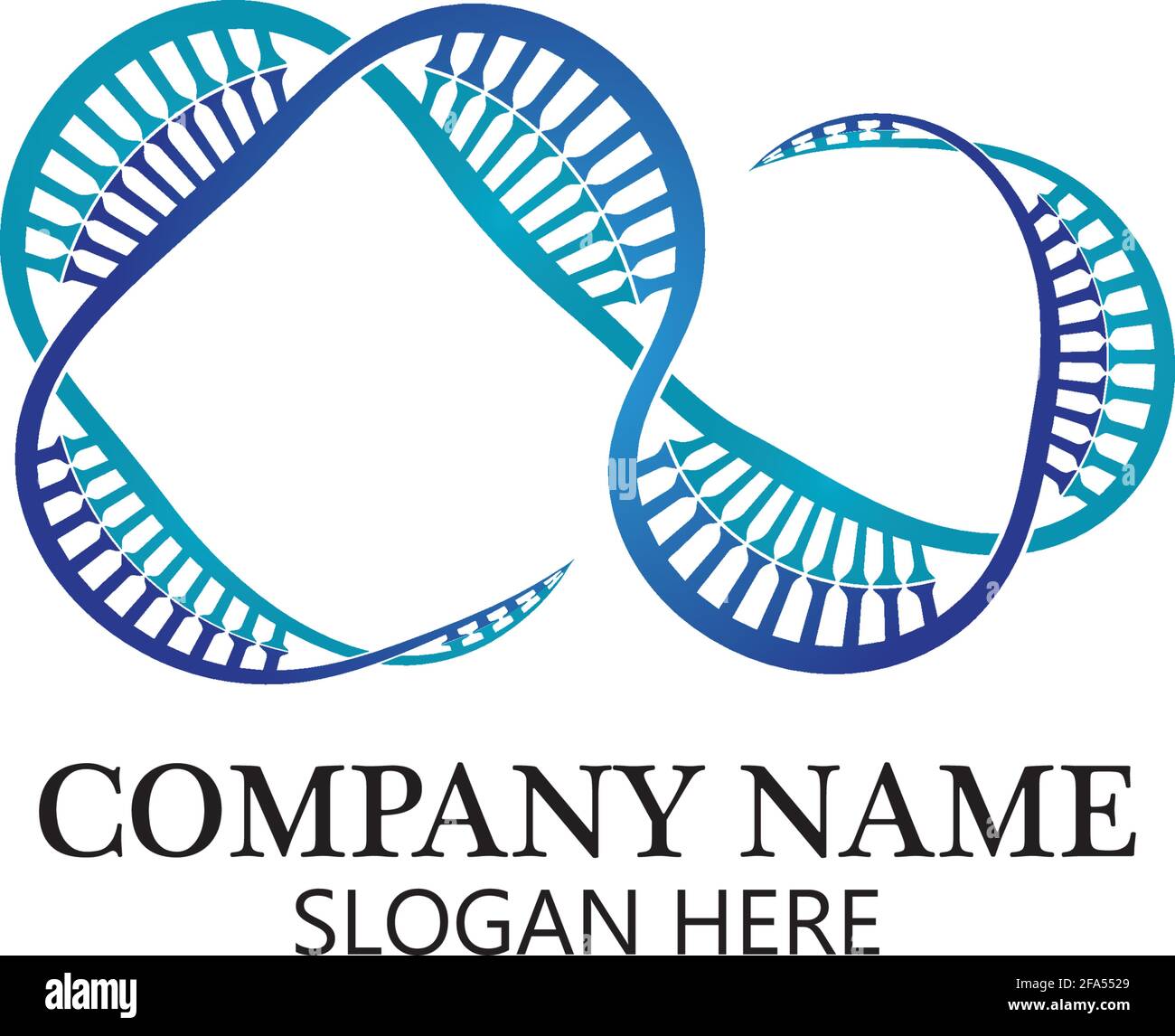 Infinity DNA Logo Icon Vector Stock Vector Image & Art - Alamy