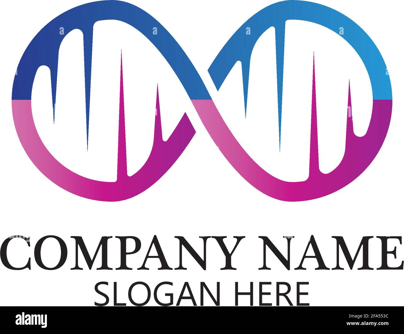 Infinity DNA Logo Icon Vector Stock Vector Image & Art - Alamy