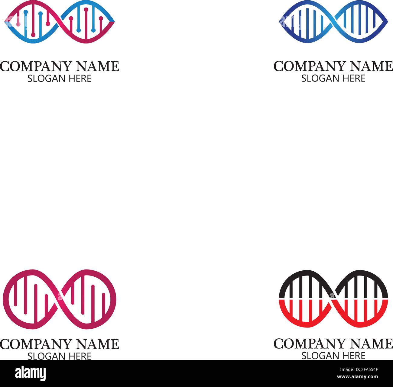 Infinity DNA Logo Icon Vector Stock Vector Image & Art - Alamy