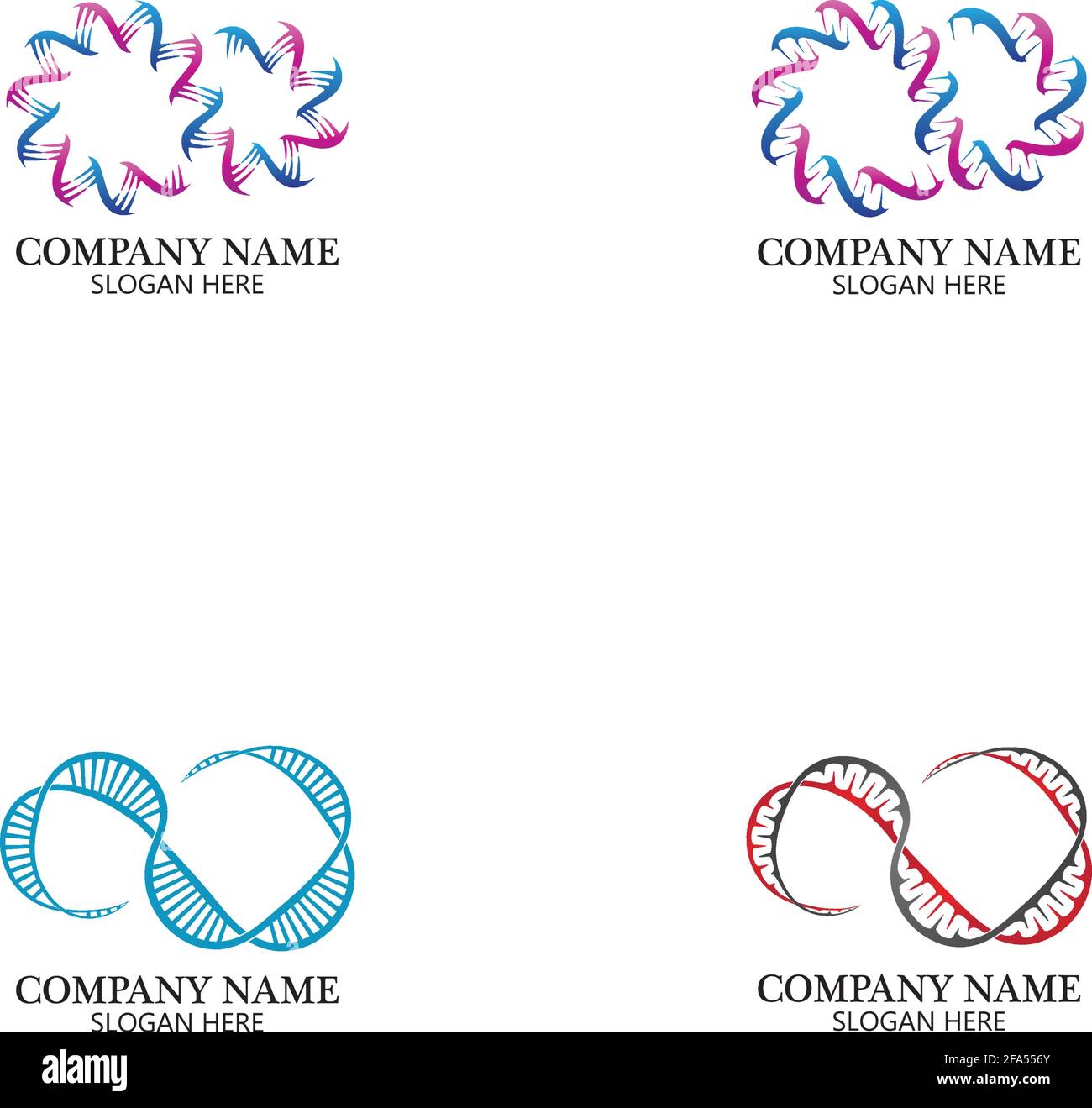 Infinity DNA Logo Icon Vector Stock Vector Image & Art - Alamy