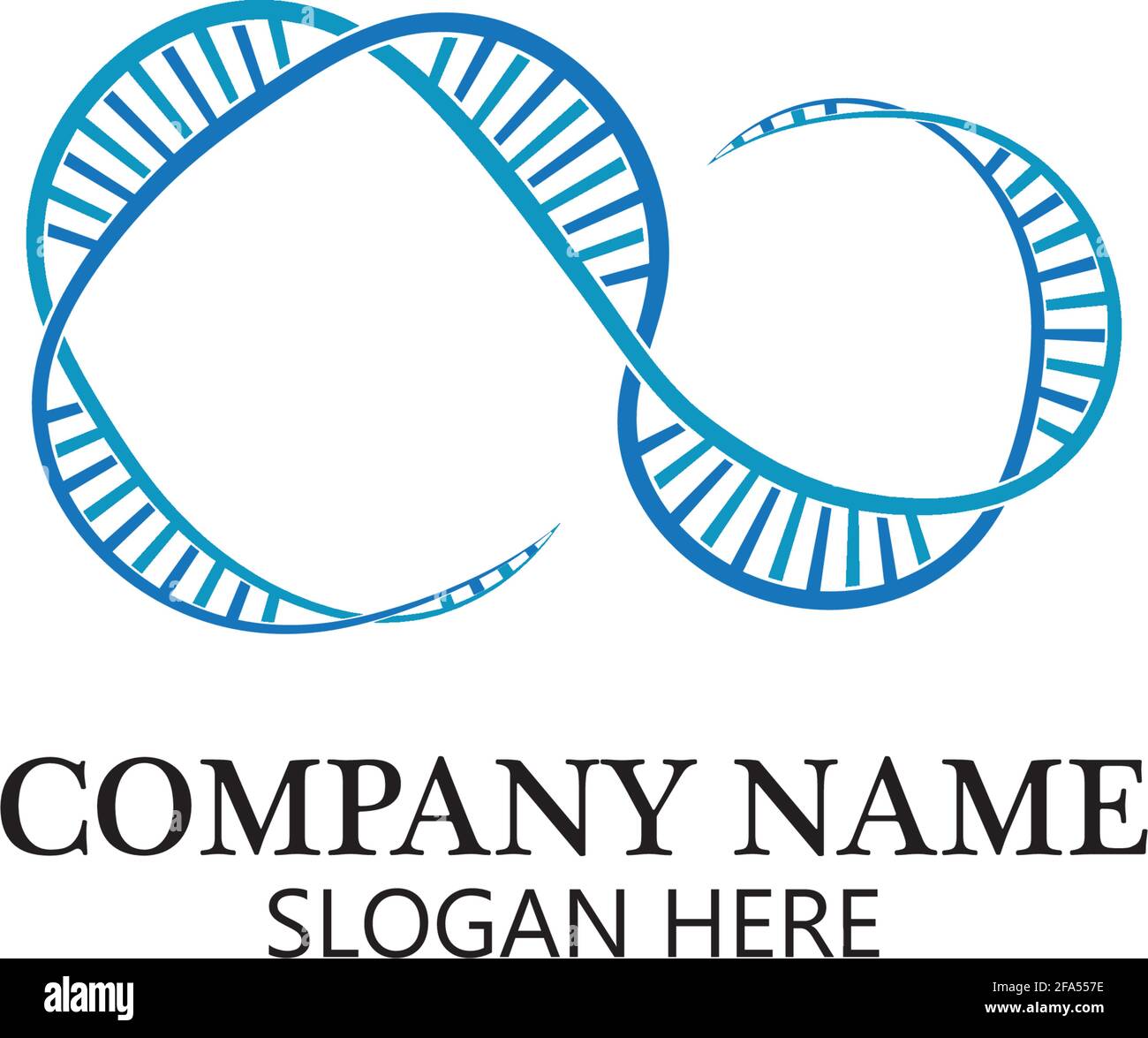 Infinity DNA Logo Icon Vector Stock Vector Image & Art - Alamy