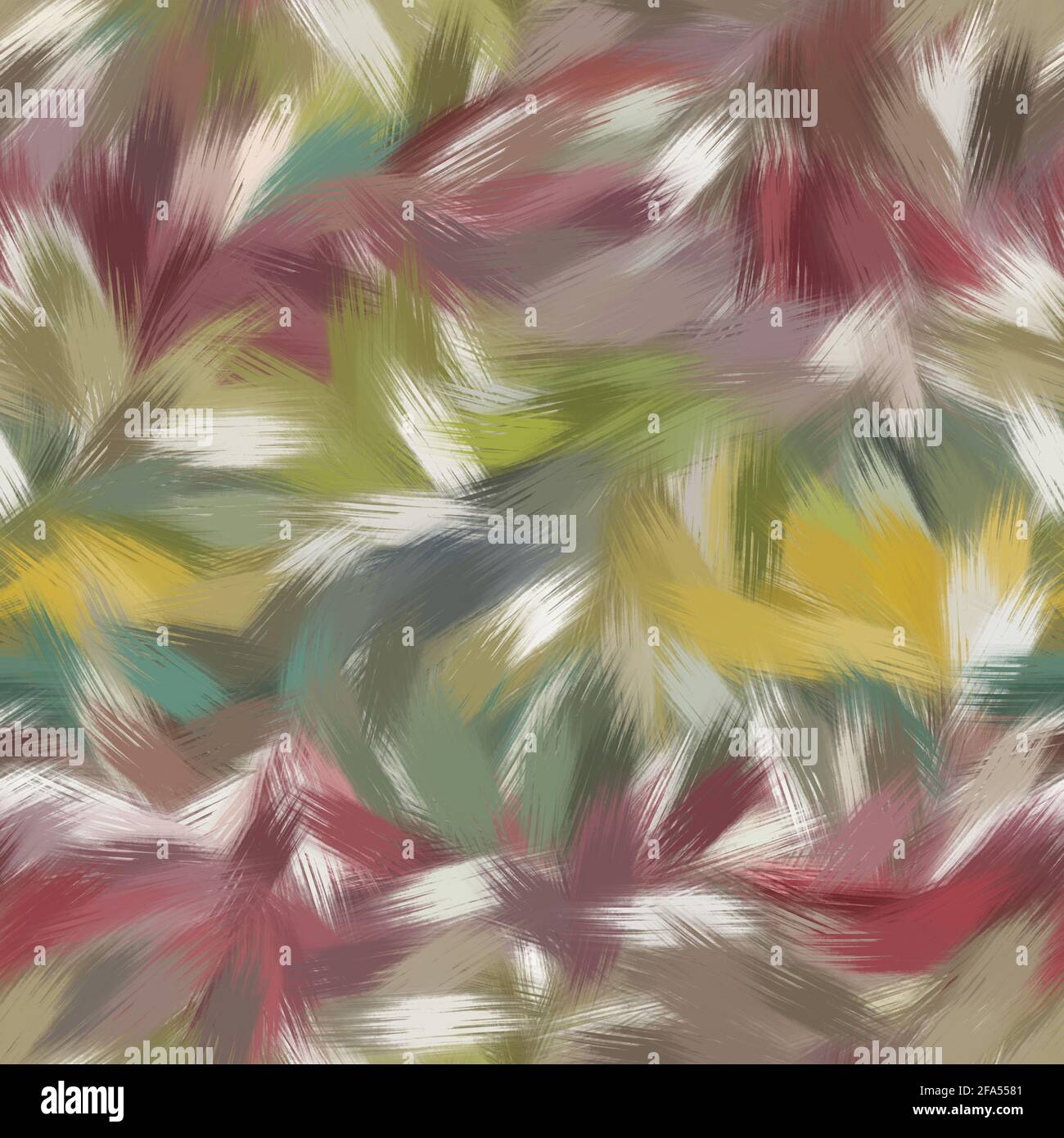 Seamless faux digital paint stroke pattern print Stock Photo - Alamy