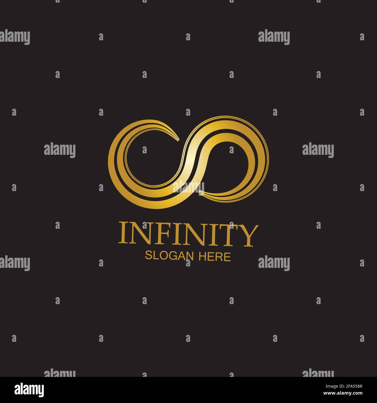 Infinity Design Vector icon illustration Logo template design Stock ...