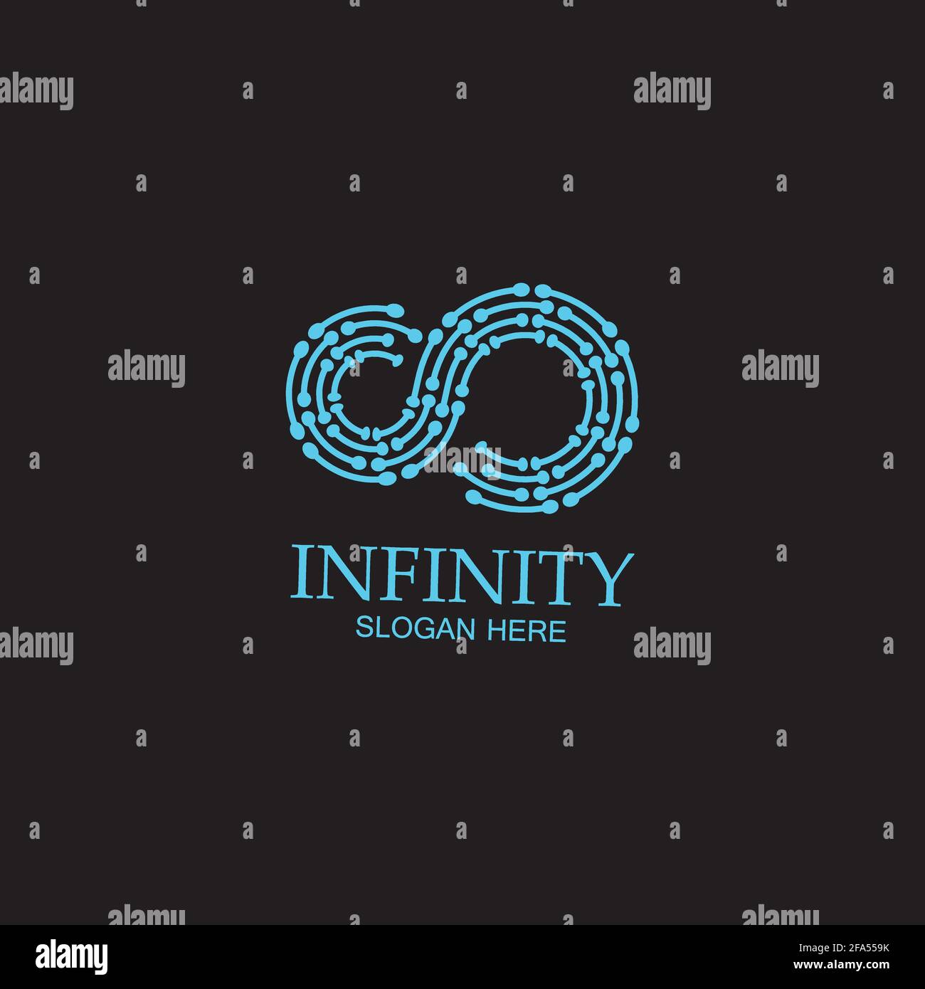 Infinity Design Vector icon illustration Logo template design Stock ...