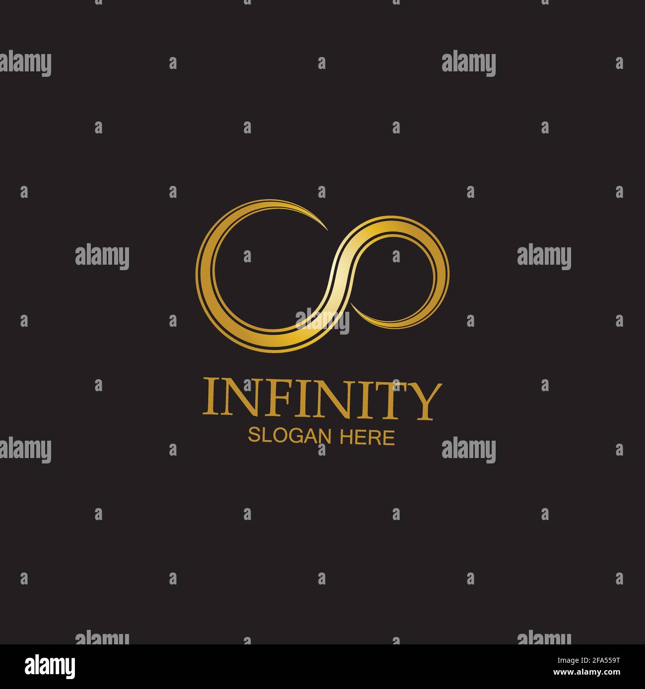 Infinity Design Vector icon illustration Logo template design Stock ...